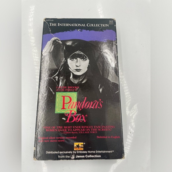 Media | Pandoras Box Vintage Vhs Black White Silent Subtitles ...